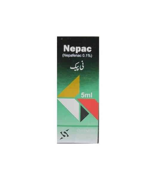 Nepac 0.1% DROP 5Ml - Side Effects - Buy Online - ₨ 540 - khasmart