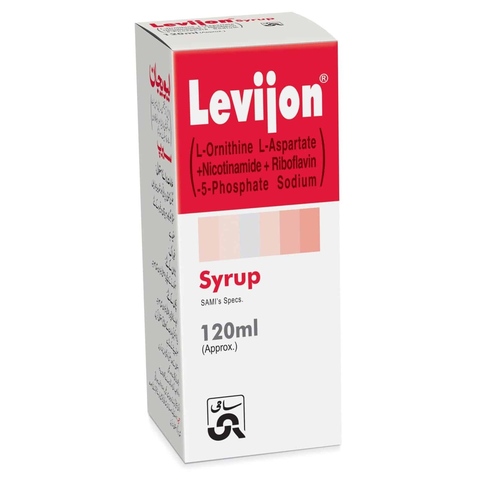 Levijon Syrup 120ml - Side Effects - Buy Online - ₨ 330 - khasmart
