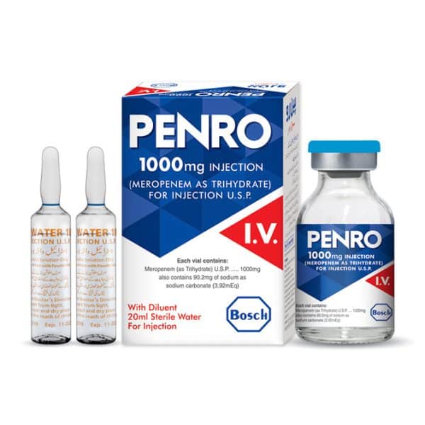 Penro 1G Injection Iv - Side Effects - Buy Online - ₨ 2,450 - khasmart