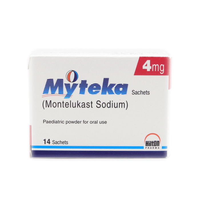 Myteka Tablets 4Mg - Side Effects - Buy Online - ₨ 324 - khasmart