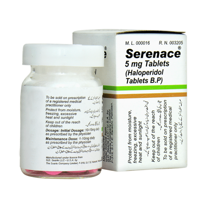 Buy Origional SERENACE 5MG TABLET - ₨ 172 khasmart